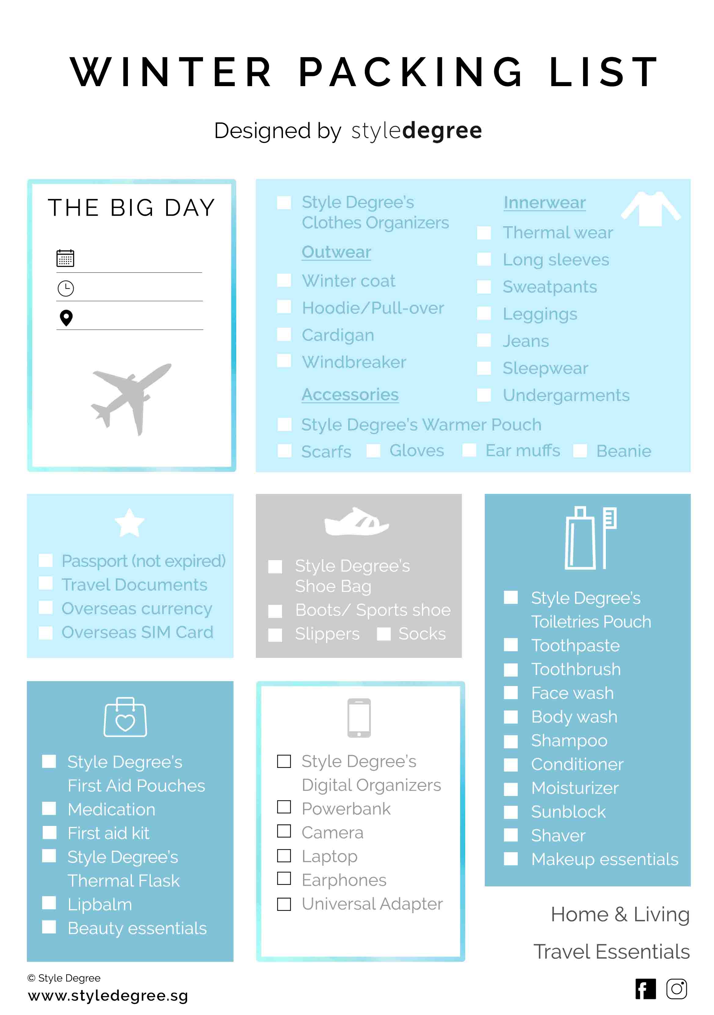 Winter Packing List Style Degree Style Degree