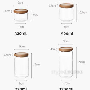 Scandinavian Airtight Glass Food Jar | Snack Containers | Style Degree