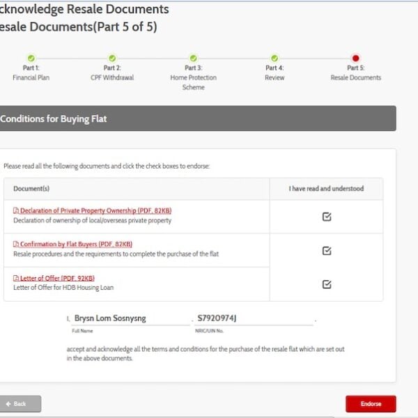 Buying HDB Resale Flat Document Acknowledgement - StyleMag - Style Degree