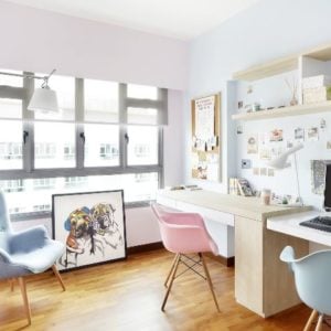 10 Stylish Yet Functional HDB Study Room Designs - Style Degree