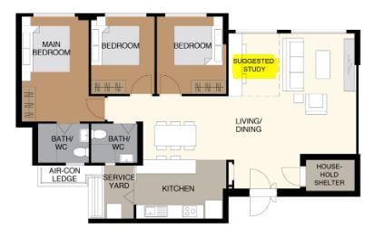 10 Stylish Yet Functional HDB Study Room Designs - Style Degree