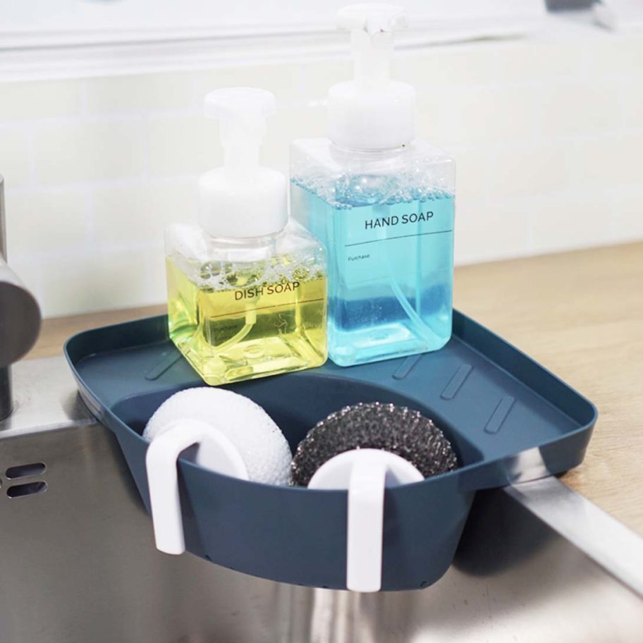 Stainless Steel Sponge & Soap Sink Organizer | Style Degree