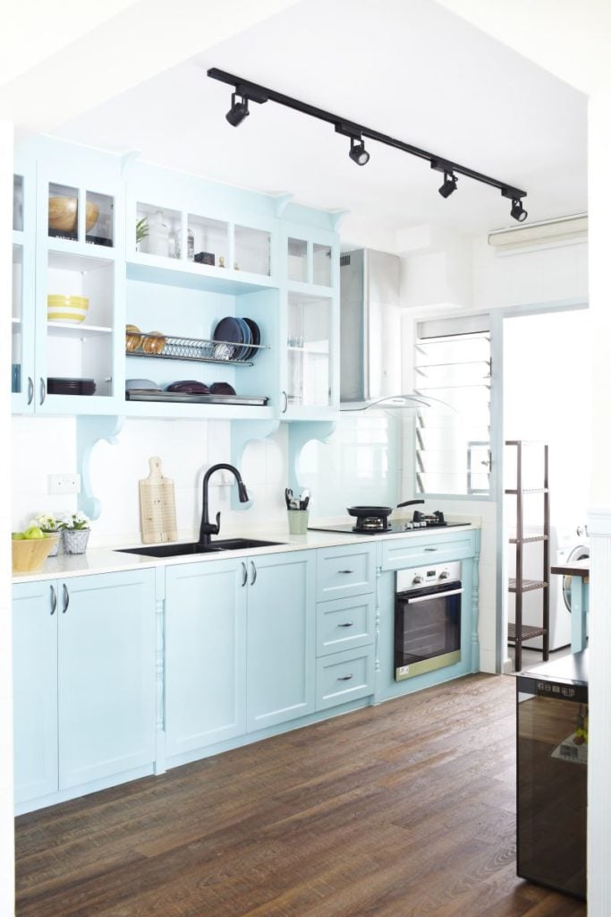 Pastel Blue Kitchen - StyleMag - Style Degree