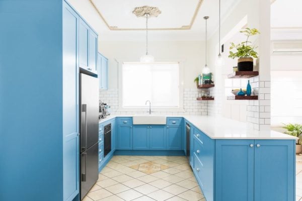 Sky Blue Kitchen Cabinets - StyleMag - Style Degree