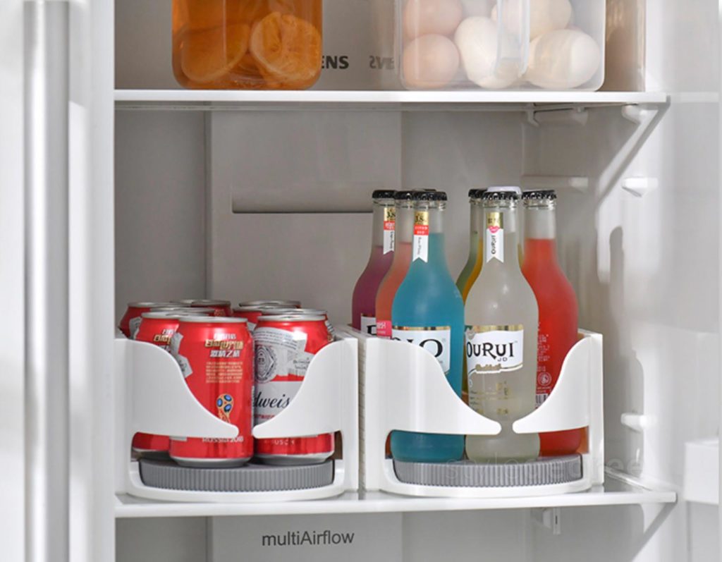 Slim Lazy Susan Turntable | Fridge & Cabinet Organizer | Style Degree