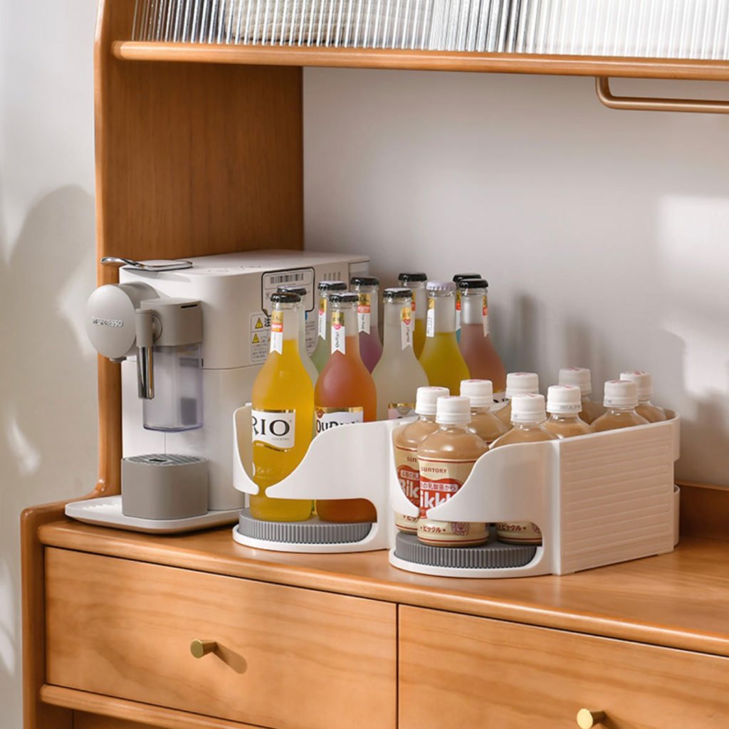Slim Lazy Susan Turntable | Fridge & Cabinet Organizer | Style Degree