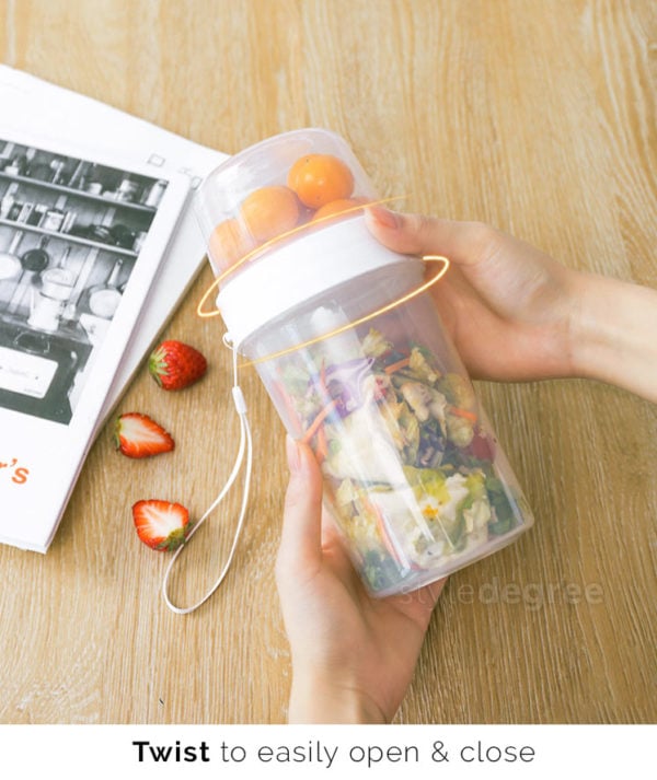 Double-Sided Portable Food & Snacks Container | Style Degree Singapore