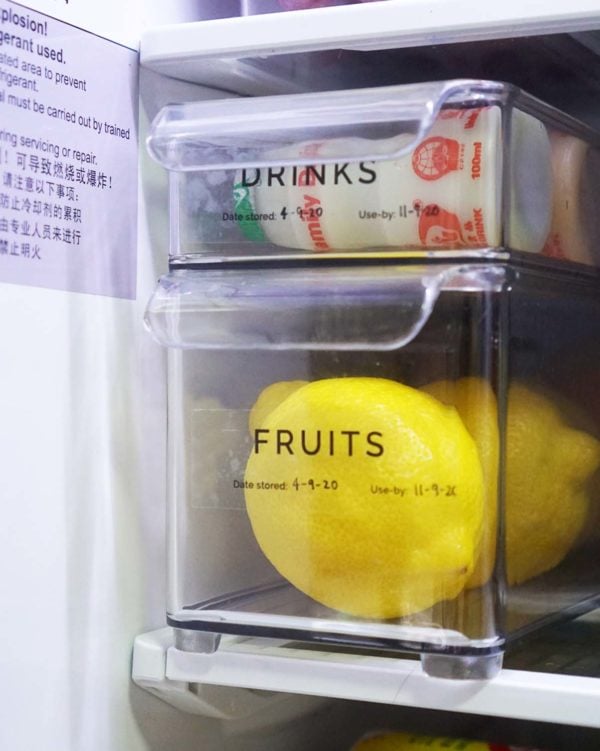 Fridge Sticker Label | Easy Food Storage Identification | Style Degree