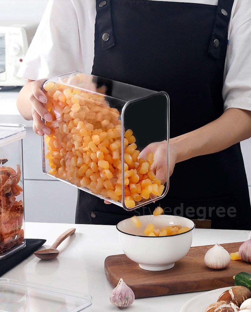 Hang & Slide Food Storage Containers | Easy Kitchen Pantry Organization!