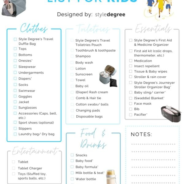 Staycation Packing List For Kids - StyleMag - Style Degree