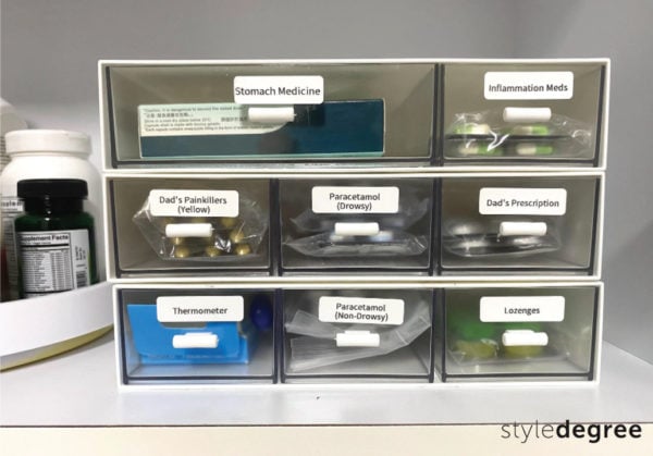 Storing & Organizing Your Medicines The Right Way At Home - Style Degree