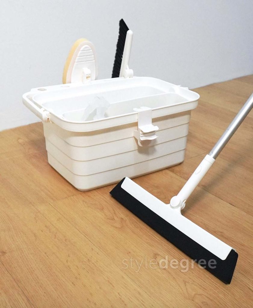 Pristine All-In-One Cleaning Bucket | With Lid & Tool Holder | Style Degree