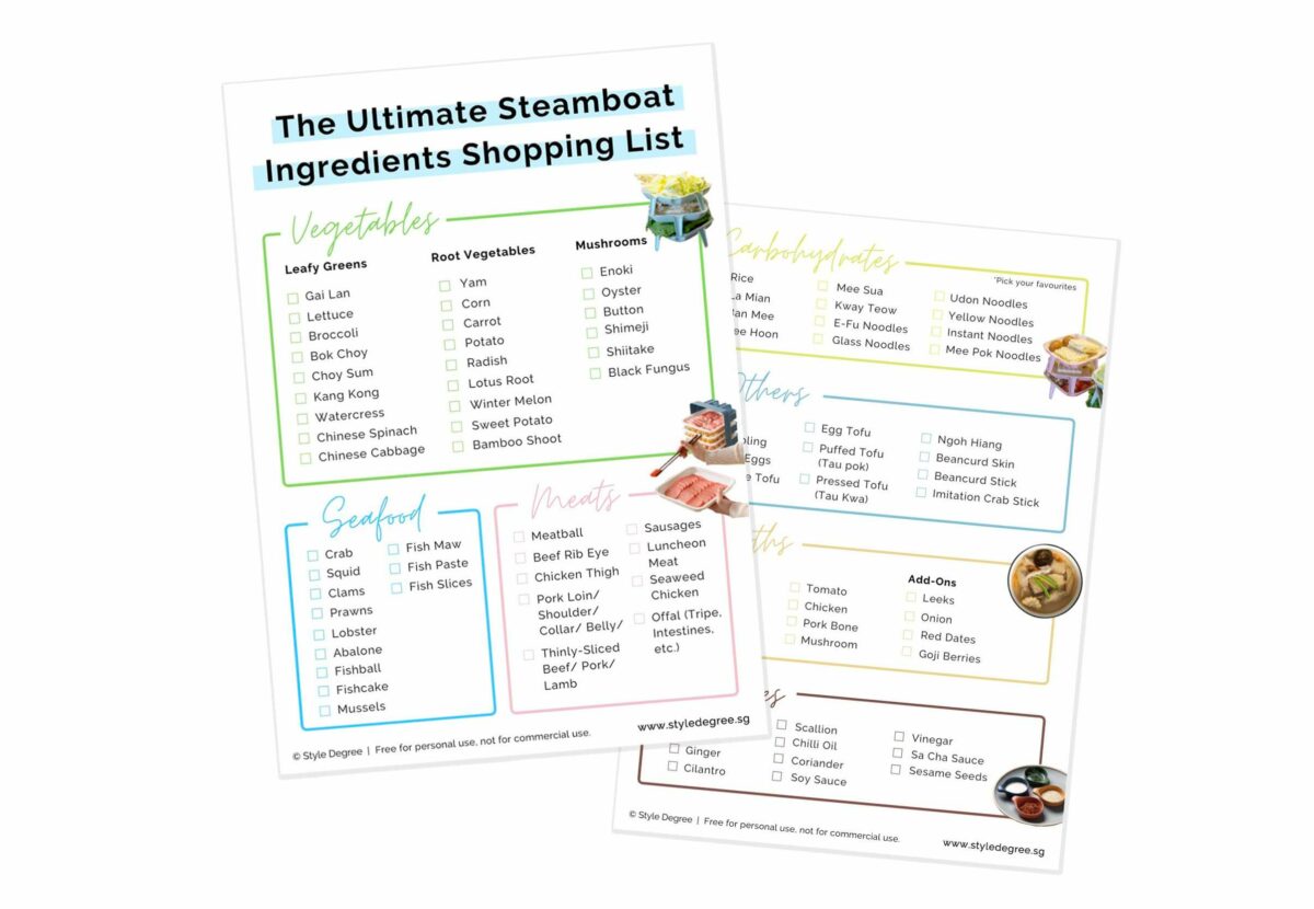 The Ultimate Steamboat Ingredients List For A Fuss-Free Reunion Dinner ...