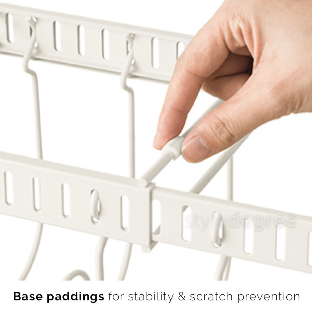 Base paddings, Extendable Pots & Pans Adjustable Rack - Style Degree