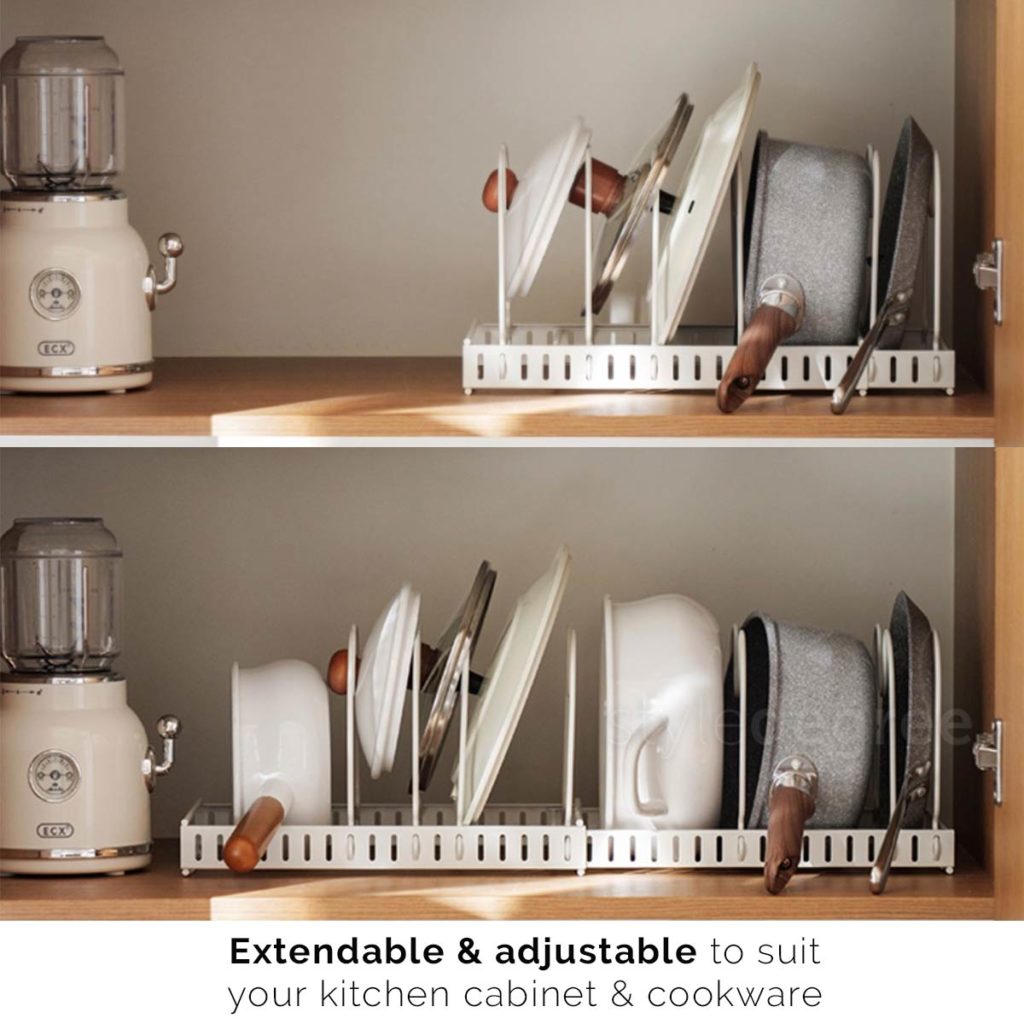 Extendable & adjustable, Extendable Pots & Pans Adjustable Rack - Style ...