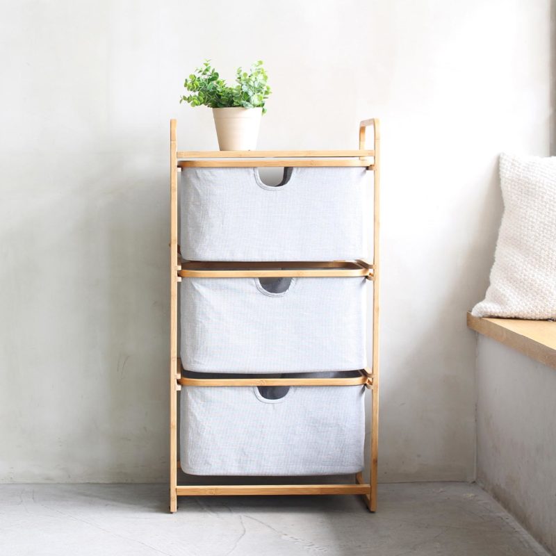 Angled Storage Bin Trolley | Toys, Books & More | Style Degree