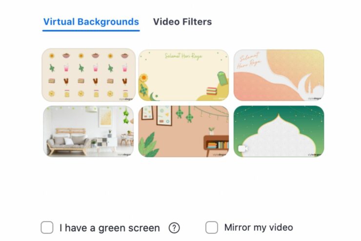 Hari Raya Zoom Virtual Background Wallpaper (FREE Download) - Style Degree