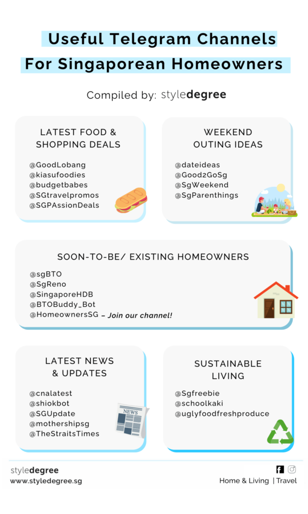 22 Useful Telegram Channels Every Singaporean Homeowner Should Join ...
