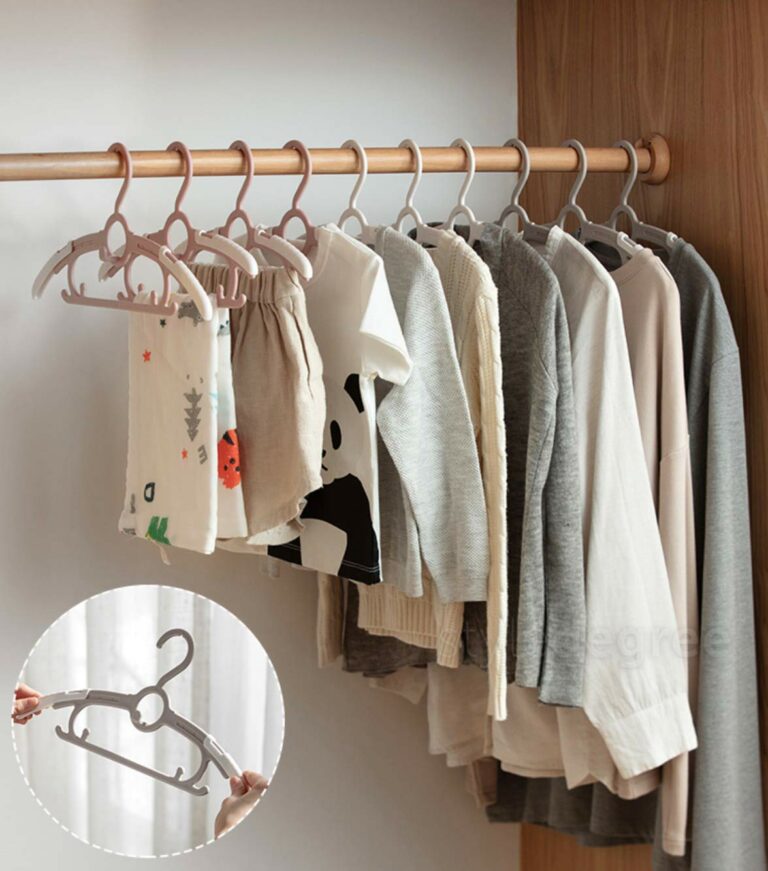 Kids Extend & Stack Clothes Hanger (10pc Set) | Extendable For Children