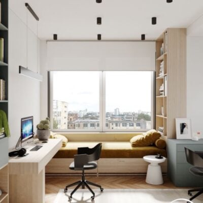 Bay window with storage shelf - StyleMag - Style Degree