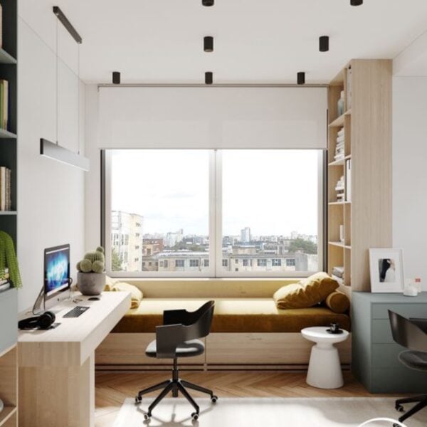 Bay window with storage shelf - StyleMag - Style Degree