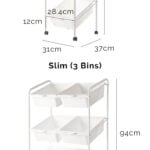 Angled Storage Bin Trolley | Toys, Books & More | Style Degree