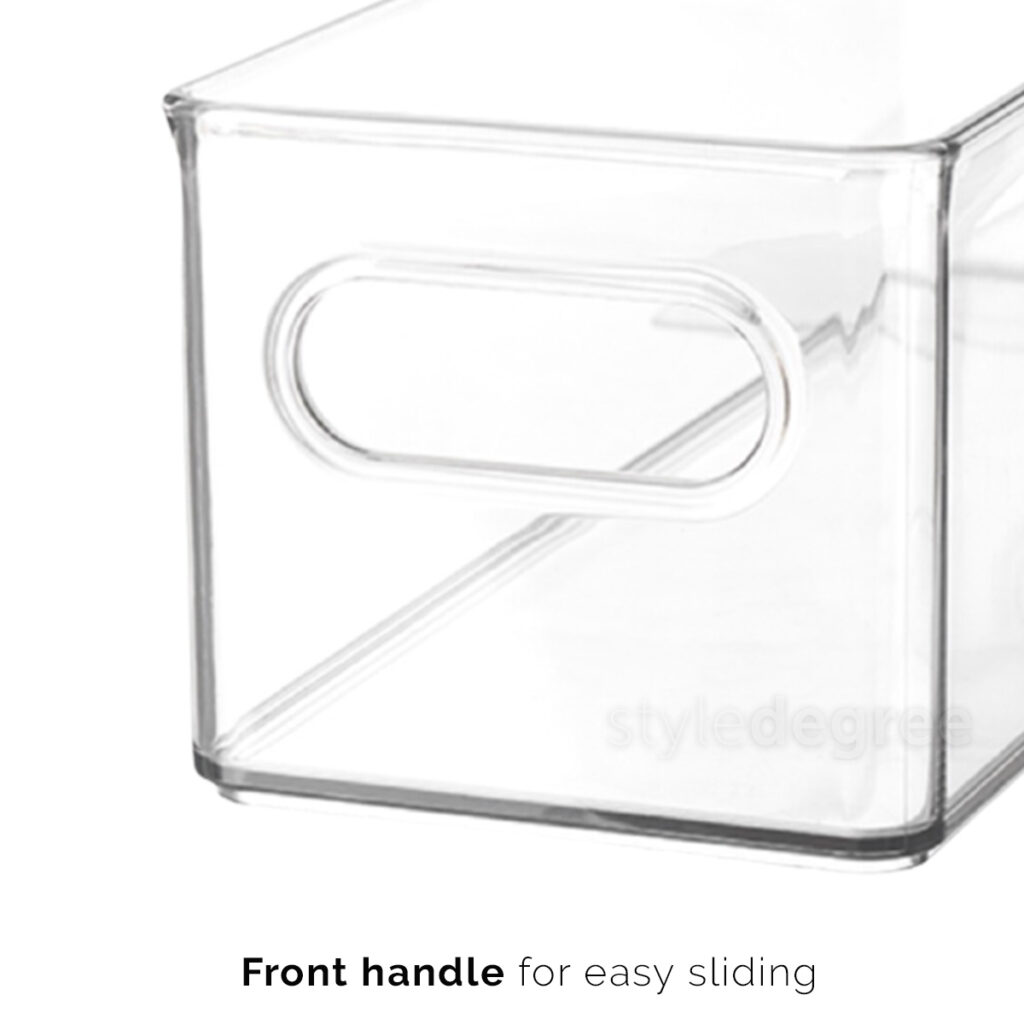 Clear Multi-Purpose Storage Drawer | Stackable, Accessible | Style Degree