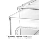 Clear Multi-Purpose Storage Drawer | Stackable, Accessible | Style Degree