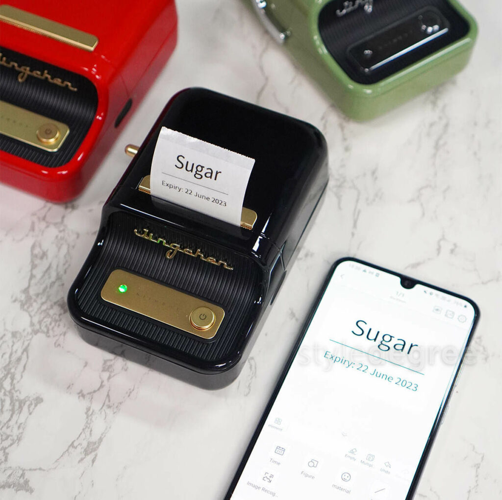 Retro Portable Label Maker & Printer | Print Labels at Home, Anytime!