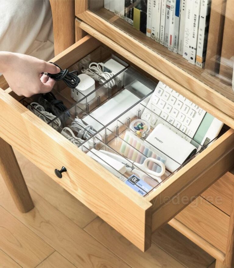 Clarity Cable Storage Box (With Dividers) | Desk & Drawer | Style Degree