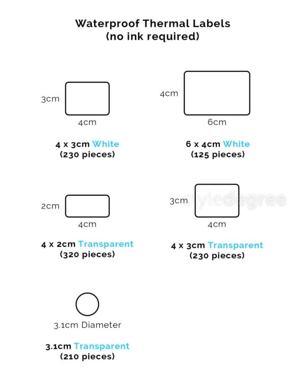 Retro Portable Label Maker & Printer | Print Labels at Home, Anytime!