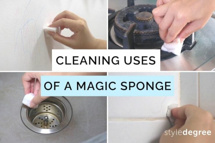 10 Cleaning Uses Of A Magic Sponge - Style Degree