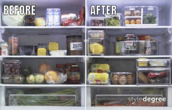 Messy Fridge? Follow These 6 Quick & Easy Cleaning Tips - Style Degree