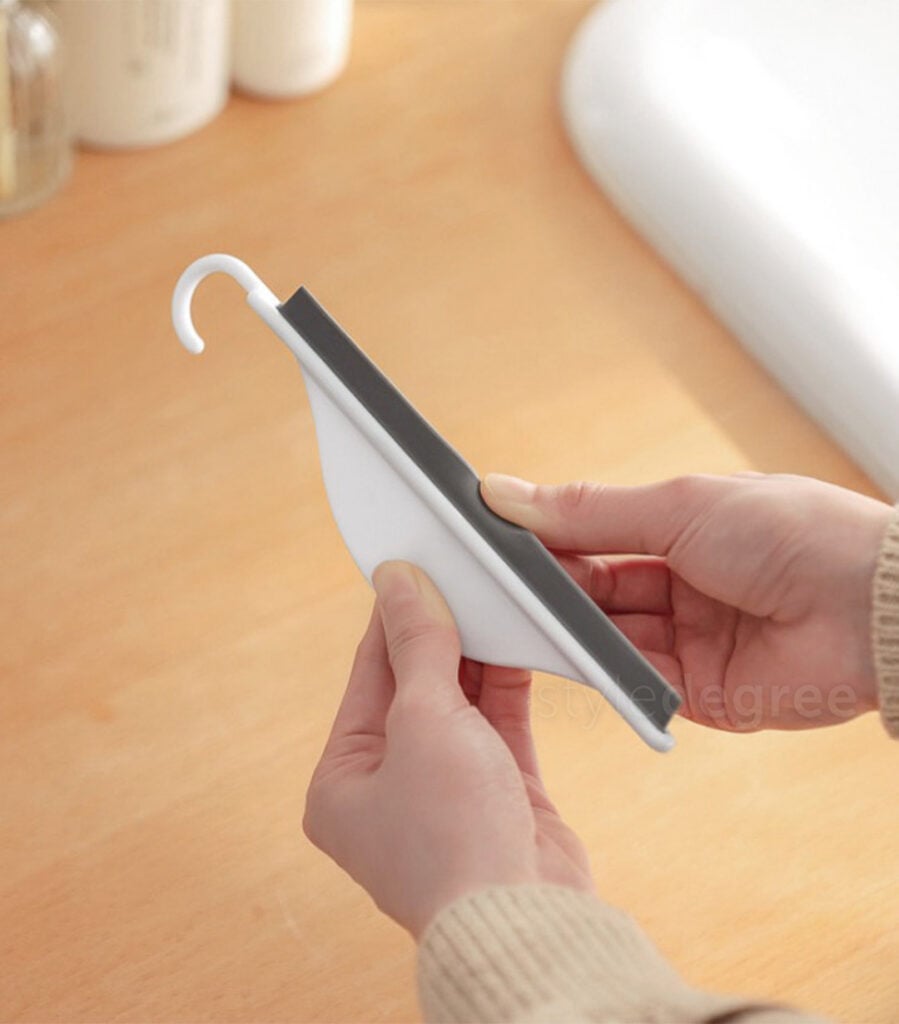 Sink & Mirror Mini Squeegee Wiper | Wipe Away Wet Areas Easily