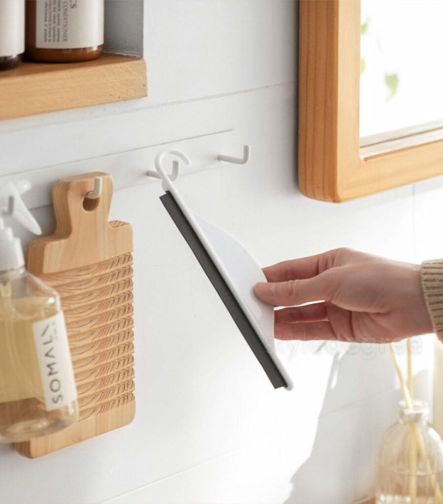 Sink & Mirror Mini Squeegee Wiper | Wipe Away Wet Areas Easily