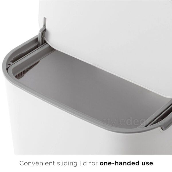 Modern Wall & Cabinet Dustbin (With Lid) | Hangs Easily to Save Space