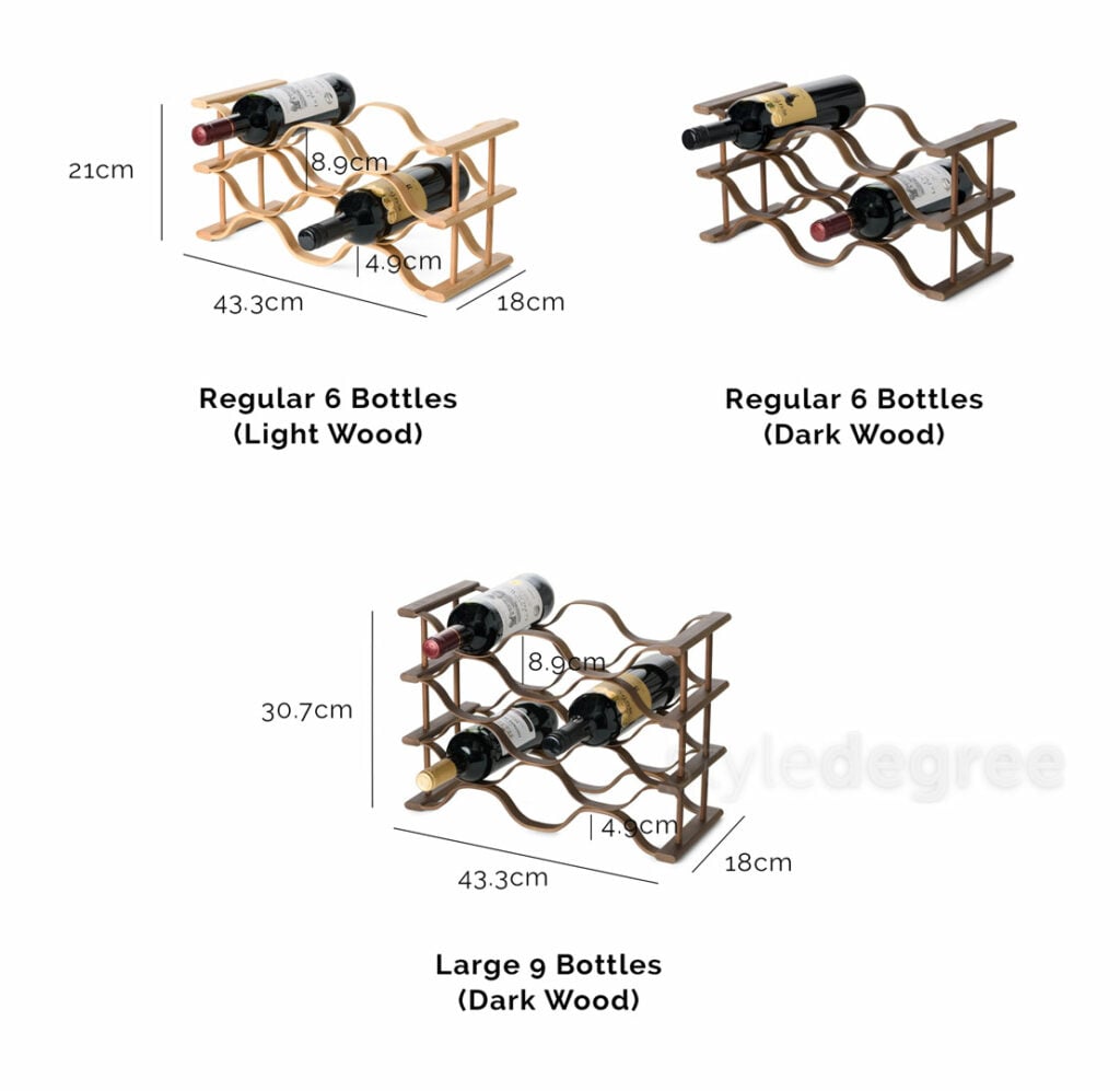 Gaia Wine Bottle Rack | Space-maximising & Accessible | Style Degree