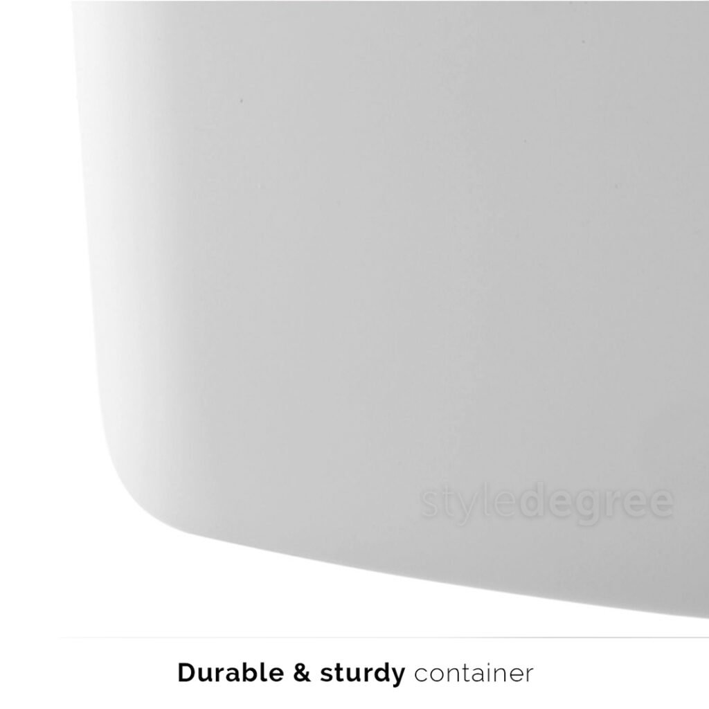 Modern Wall & Cabinet Dustbin (With Lid) | Hangs Easily to Save Space