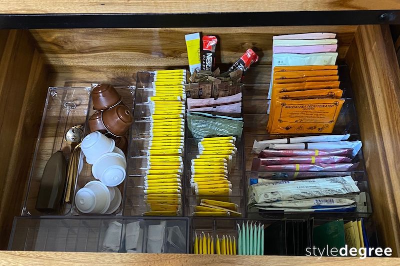 Organized Coffee Tea Drawer - StyleMag - Style Degree
