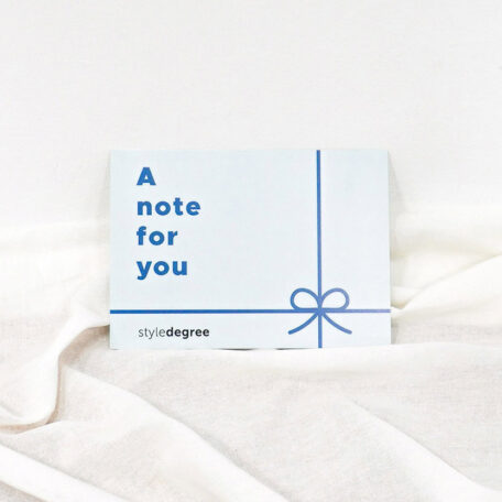 Gift Card Message | Added a Beautifully Personalised Note | Style Degree