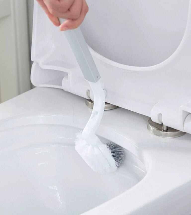 2-in-1 Toilet Dustbin & Bowl Scrub | Slim Design | Style Degree