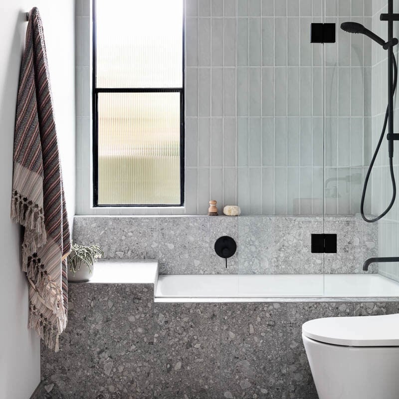 Fluted Glass Window in Bathroom - StyleMag - Style Degree