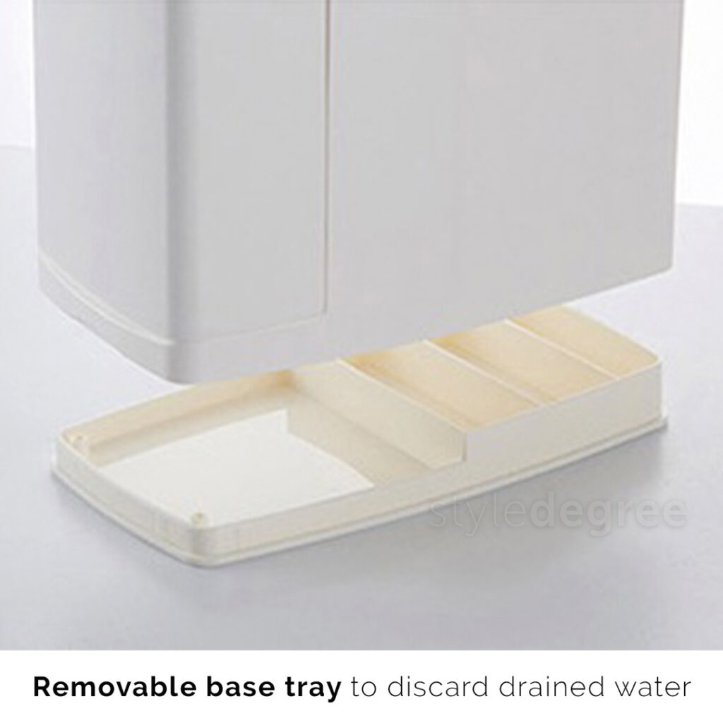 2-in-1 Toilet Dustbin & Bowl Scrub | Slim Design | Style Degree