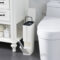 2-in-1 Toilet Dustbin & Bowl Scrub | Slim Design | Style Degree