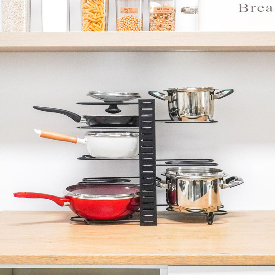 Extendable Pots & Pans Adjustable Rack | Kitchen Cabinet | Style Degree