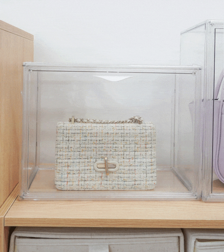 Clear & Stack Handbag & Purse Box | Wardrobe & Closet Storage