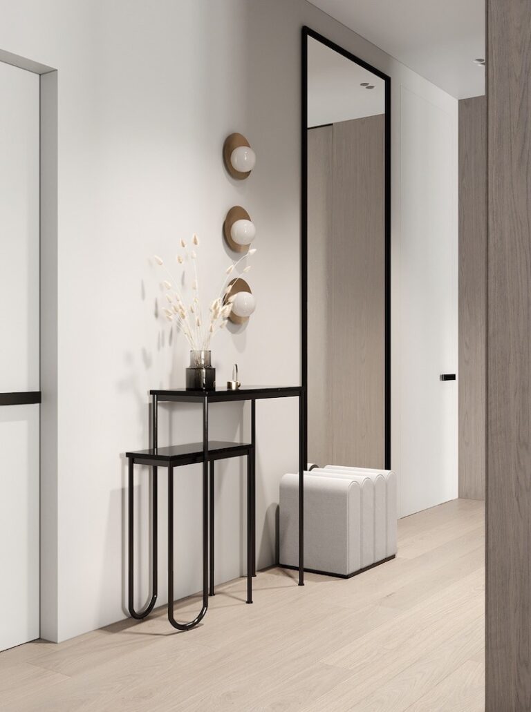 Full Length Mirror In Entryway - StyleMag - Style Degree