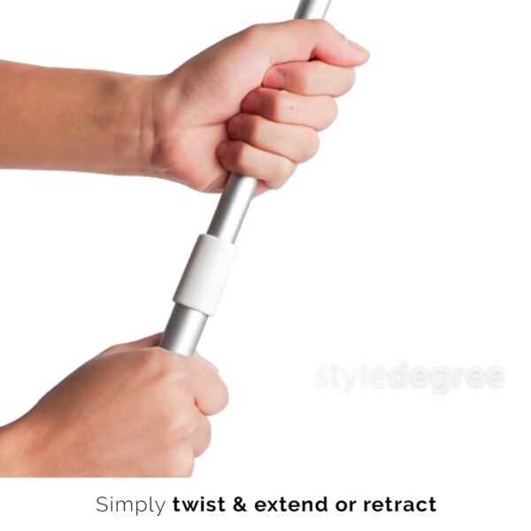 Pristine Retractable Laundry Hanging Rod | Service Yar Essentials