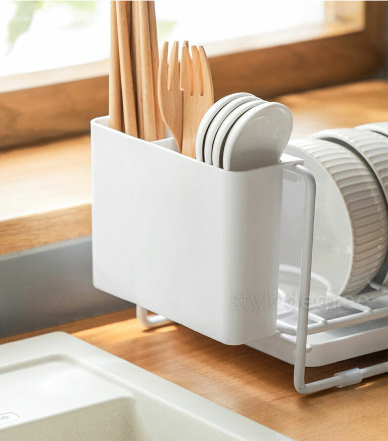Slotted Multi-Layer Dish Drainer Rack | Kitchen Sink Organisation