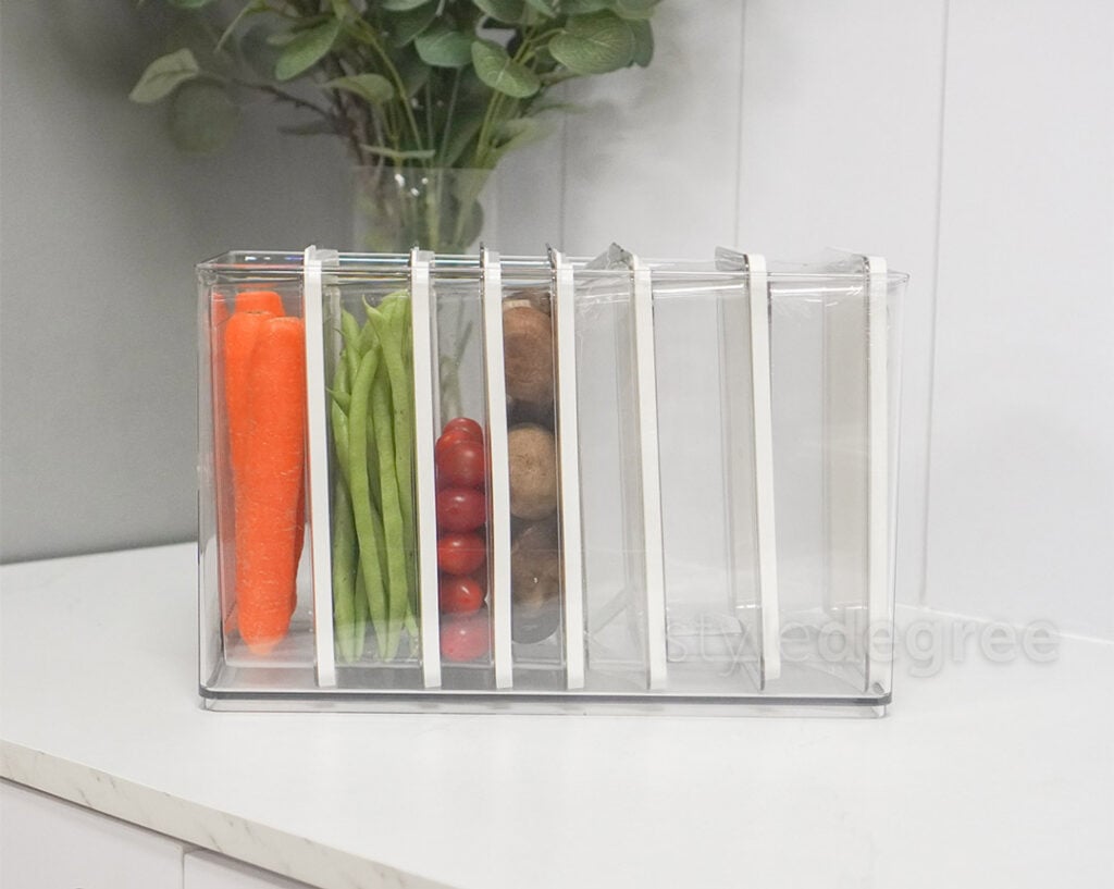Stack & Store Fridge Container | Space-saving Food Storage Box
